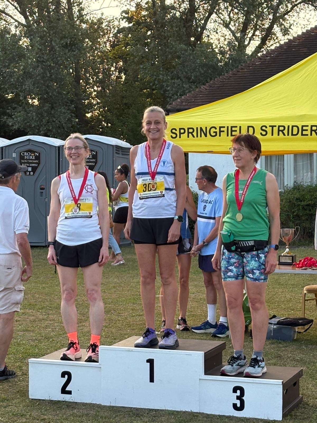 Podium Place for Super Stef - Cambridge & Coleridge Athletic Club