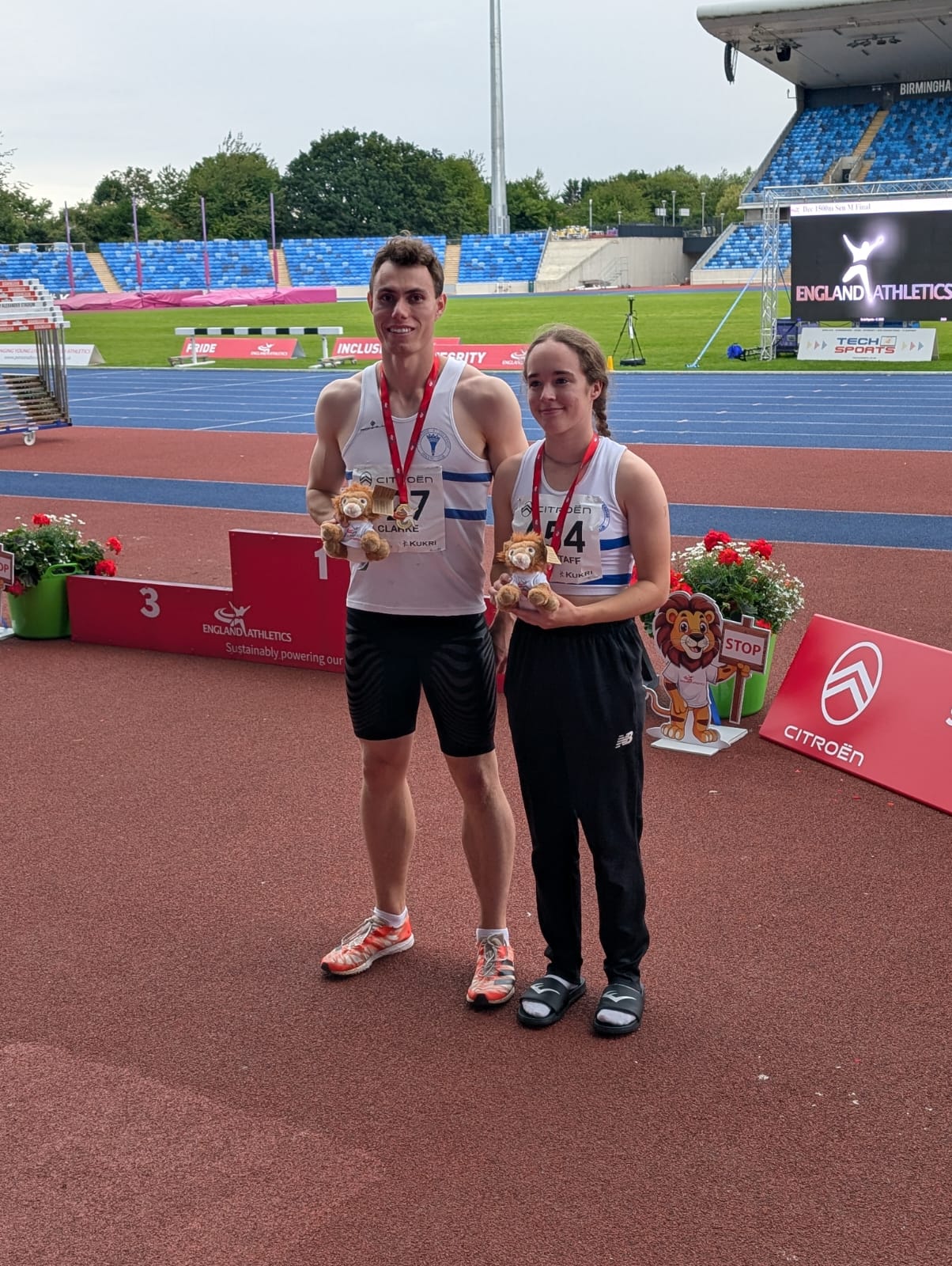 Double Gold at Birmingham - Cambridge & Coleridge Athletic Club